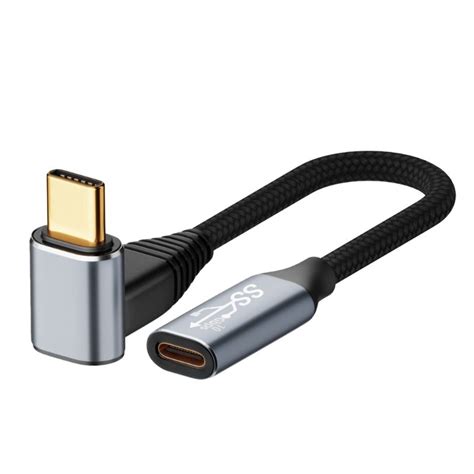 Удлинительный кабель Usb C папа мама Usbc для быстрой зарядки 3 1 Gen2 высокоскоростной шнур