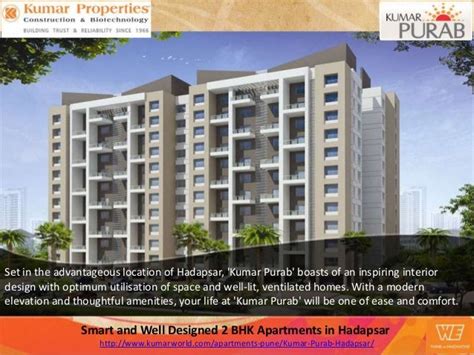 Kumar Purab Smart And Well Designed 2 Bhk Apartments In Hadapsar