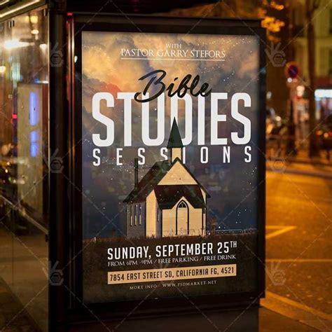 Bible Study Flyer Template Free