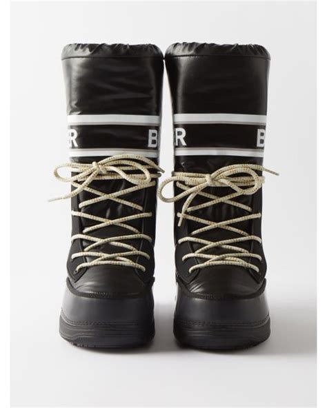 Bogner Les Arcs Pvc Knee High Snow Boots In Black Lyst