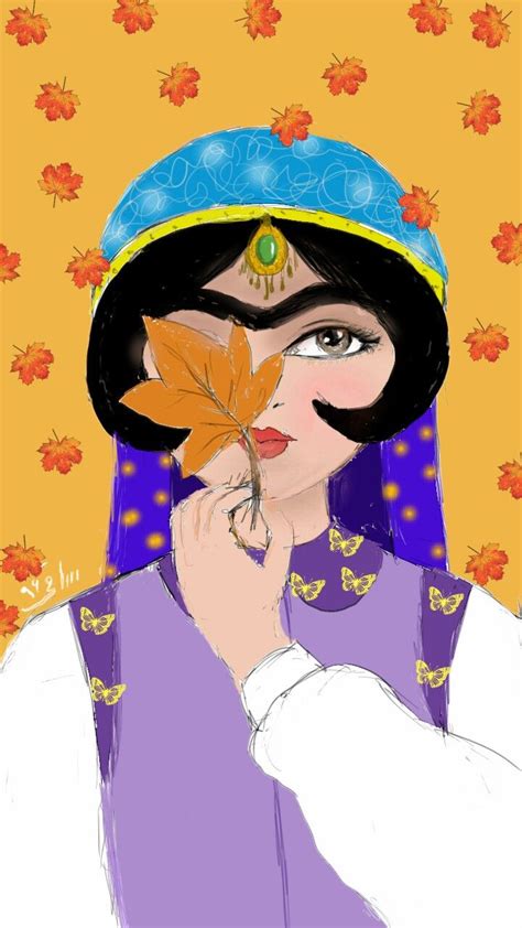 نقاشی مینیاتوری دخترانه