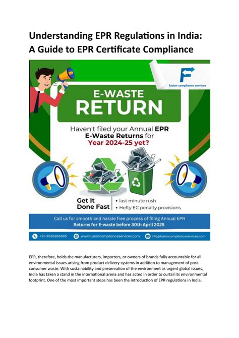 Ppt Understanding Epr Regulations In India Powerpoint Presentation