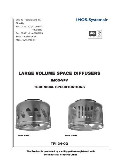 Large Volume Spatial Diffuser 34 02