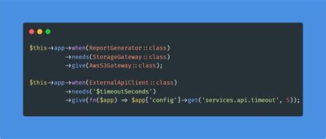 Contextual Binding Lets You Tell Laravel Exactly Which Implementation