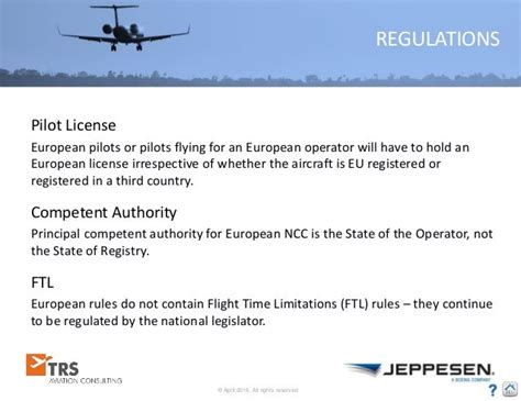 Easa Air Ops Part Ncc — Your Way To Compliance