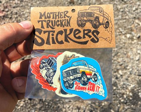 Mother Truckin Stickers By Derric Wise On Dribbble