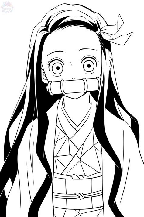 Demon Slayer Desenho Para Colorir