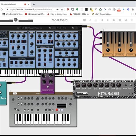 Some Plugins Loaded And Patched In The Pedalboard Download Scientific Diagram