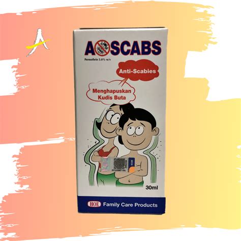 A Scabs Lotion 30ml Anti Scabies Shopee Malaysia