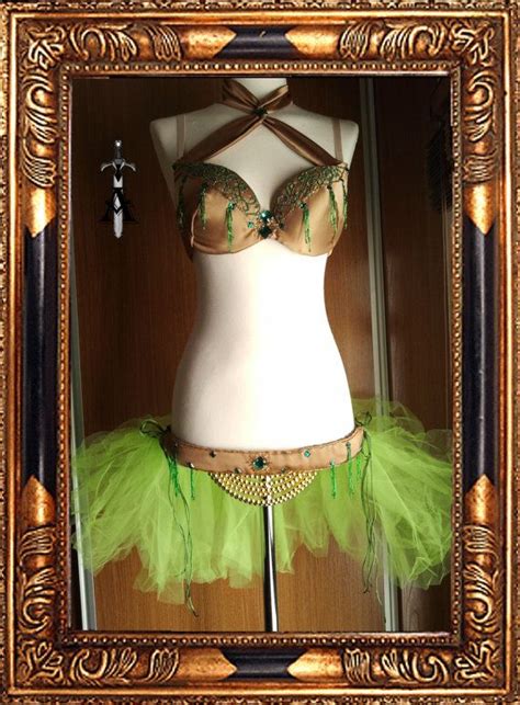 Gold Set Belly Dance Bellydance Steampunk Gothic Tribal Circus