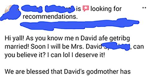 Bride Wants Everyone Else To Pay For Her Historic Wedding EBaum S World