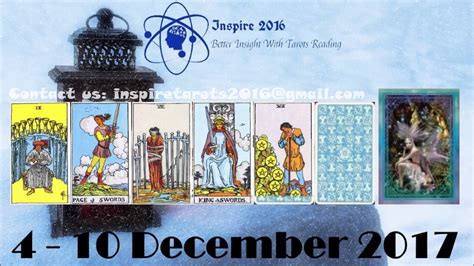 Gemini Weekly Tarot Reading 4 10 December 2017 YouTube