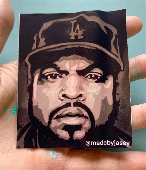 Ice Cube Sticker Made By Jasey