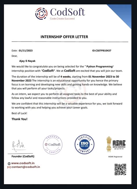 Codsoft Codsoftinternship Ajay Nayak