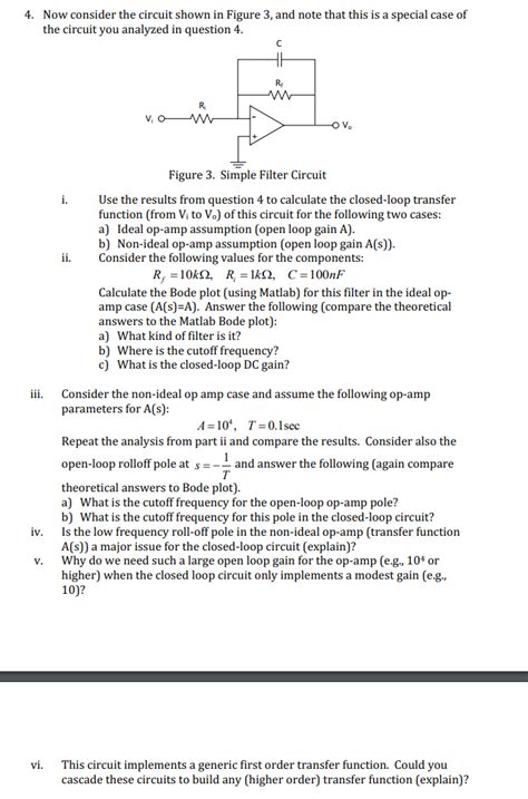 Solved 4 Now Consider The Circuit Shown In Figure 3 And Chegg