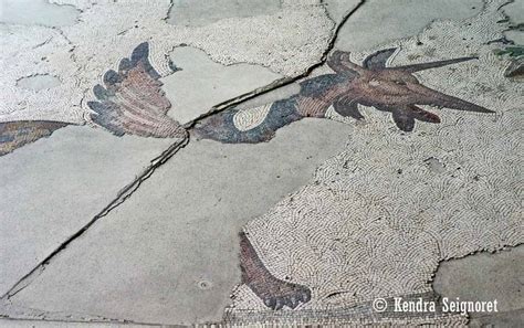 Mythical Okapi Headed Leopard Griffen Rusty Travel Trunk