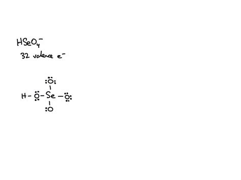 Solved How Many Resonance Structures Does Hseo4− Have H Atom Is
