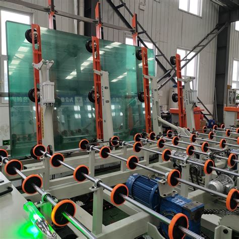 Glass 42202800mm Cnc Glass Loading Cutting Breaking Machine Line Shape