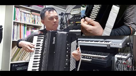 아코디언 연주 경상도 아가씨 박재홍 Cover 아코디언 문상필 Youtube