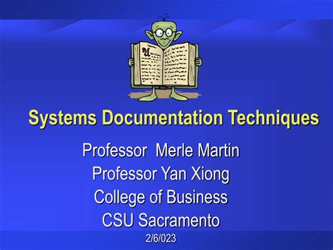 Ppt Systems Documentation Techniques Powerpoint Presentation Free Download Id477508