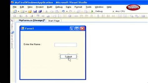 learn c sharp c net framework creating a simple application in