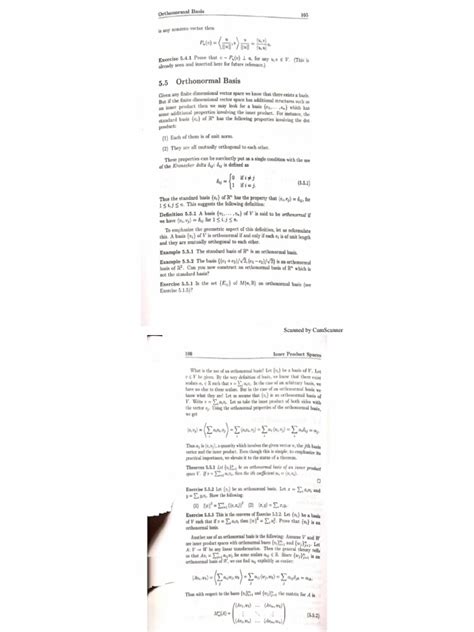 Orthogonal Basis Of Linear Abstract Algebra Pdf