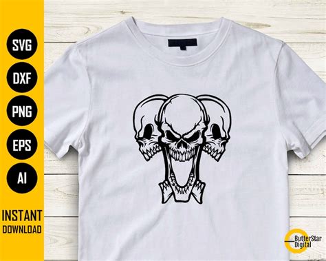 Laughing Skulls Svg Skeleton Svg Gothic Decal T Shirt Etsy