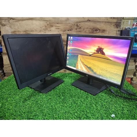 Jual Monitor Lcd 19inc Wide NORMAL FREE PAKING KAYU Super Murah