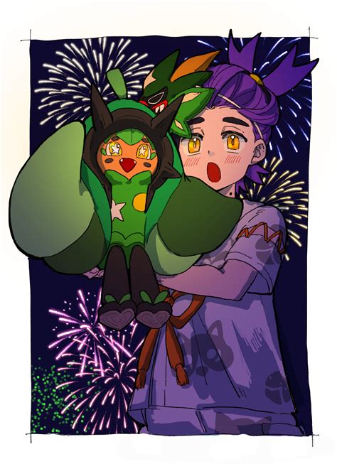 Kieran And Ogerpon Pokemon And 1 More Drawn By Abota01 Danbooru