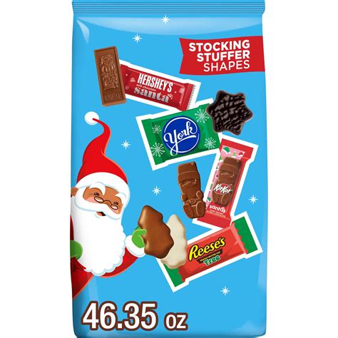 Brandclub Hershey Assorted Flavored Christmas Candy Bulk Bag 4635 Oz