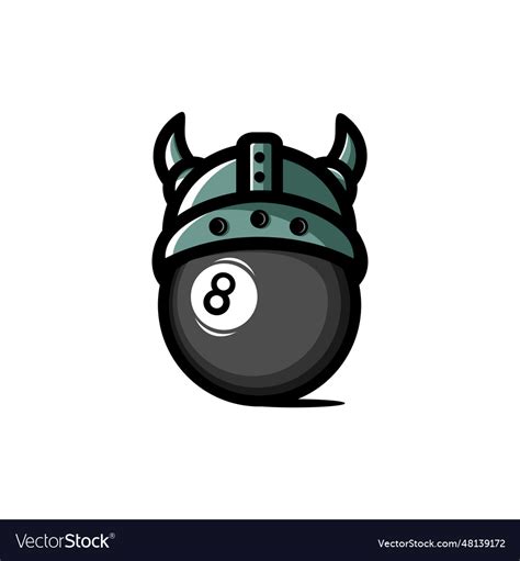 Billiard Helmet Royalty Free Vector Image Vectorstock
