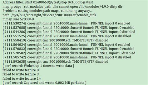 Do A Coresight Trace On Linux Without Ds 5 Tools Software And Ides Blog Arm Community Blogs