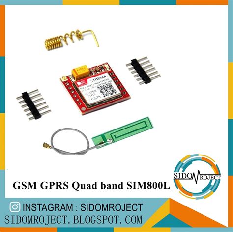Modul Gsm Gprs Quad Band Sim L L Sim L Arduino Raspberry