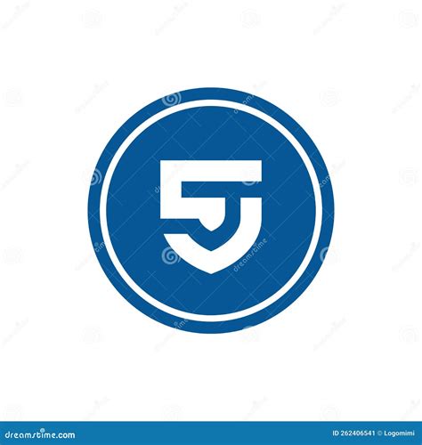 Cj Or Jc Logo Design Vector Symbol Graphic Idea Stock Vector
