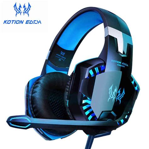 Headsets Kotion Each Gaming Headphones Deep Bass Stereo Headset Wired
