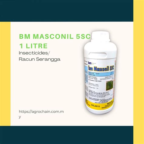 Behn Meyer Bm Masconil 5sc 1 Litre Racun Serangga杀虫剂insecticide