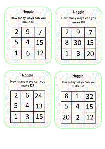 Noggle Teaching Resources