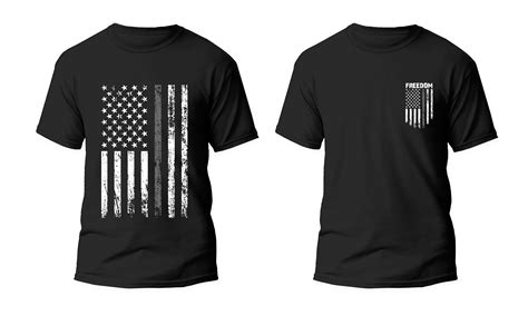 Thin Grey Line Flag Design Graphic By Teestore Creative Fabrica