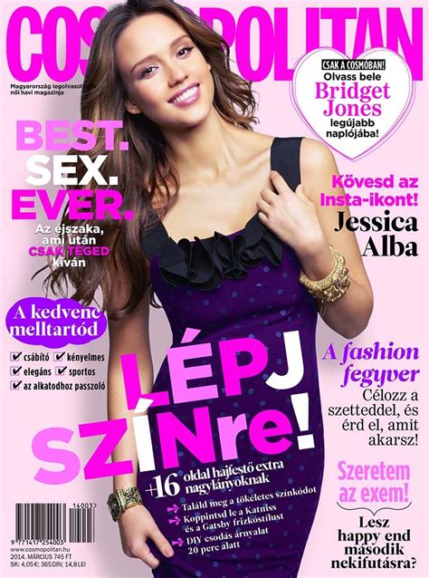 Jessica Alba Photos From Cosmopolitan Hungary Magazine Cover March 2014