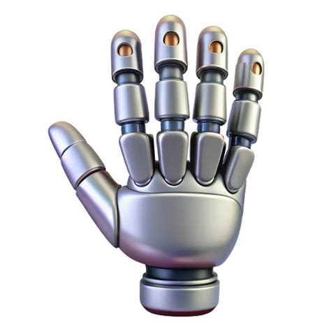 Glorious Surreal Hyper Specific Concept Art Style Render Isolated Cutout Of A Robotic Hand With