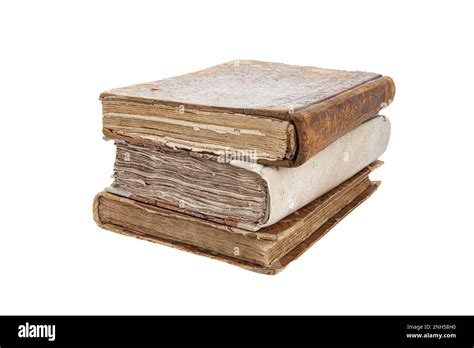 Stacks Of Old Paper Books Perhaps Even Incunabula Brown Or Beige In
