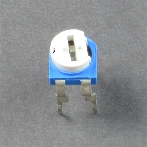 1m Ohm Pcb Mount Variable Resistor Horizontal Trimmer Rees52