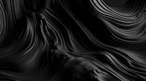 Premium Ai Image A Monochromatic Abstract Pattern Of Flowing Waves Generative Ai