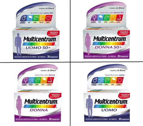 Multicentrum Uomo Donna E 50 Nuova Formula 30 Cp Farmacia Spargoli Mario