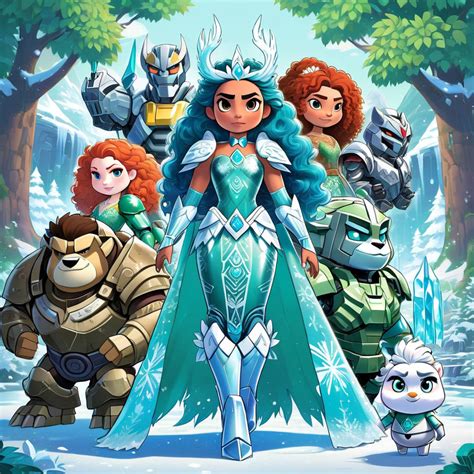 Disney Princess In Frozen Style 65 By Narutorot On Deviantart