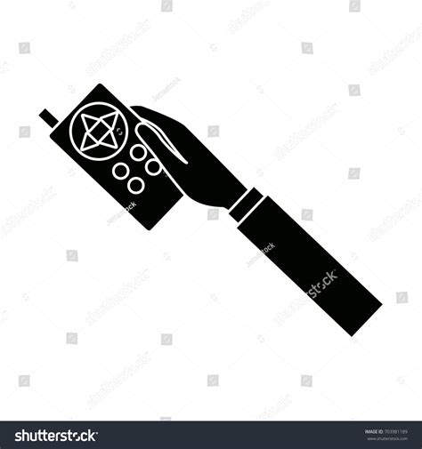 Hand Hold Drone Controller Gamepad Antenna Stock Vector Royalty Free 703981189