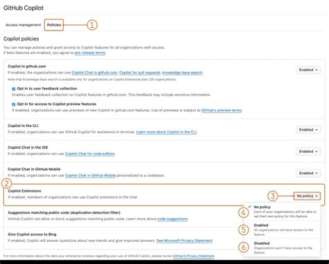 Enable Github Copilot Extensions In An Enterprise And Organization