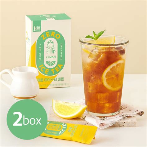 제로 아이스티 레몬 20g X 10포2box 홈플러스 택배배송