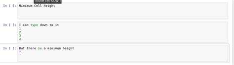 Why Do New Cells In Jupyter Have A Minimum Height Now Ripython