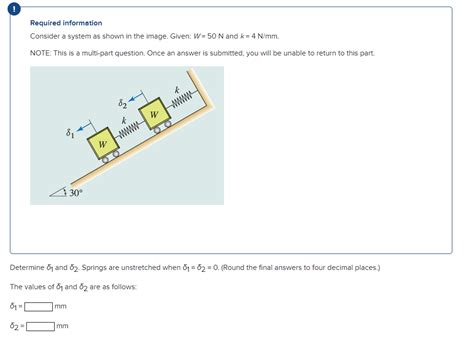Solved Required Information Consider A System As Shown In Chegg